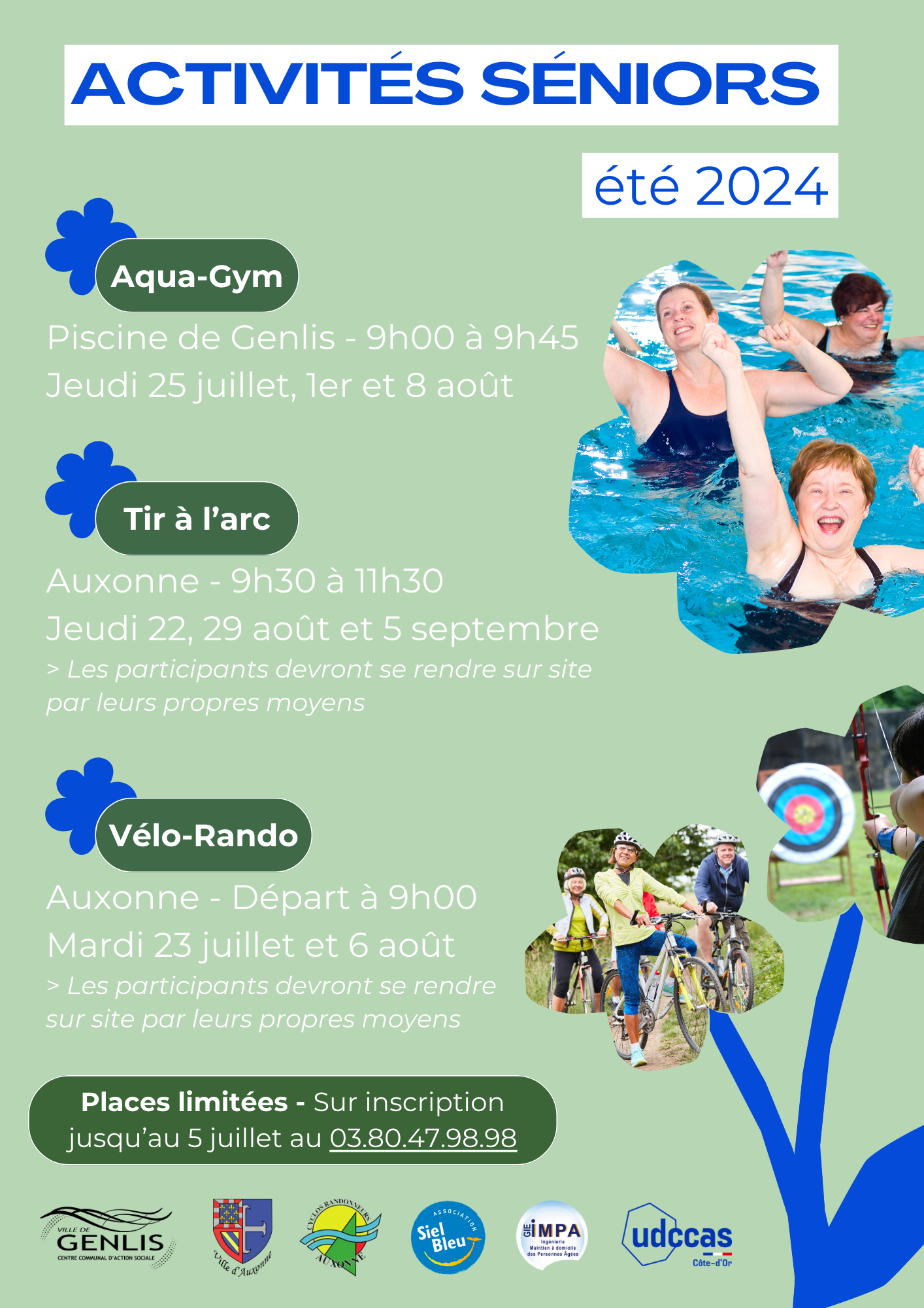 Activités Séniors - été 2024 - Ville de Genlis